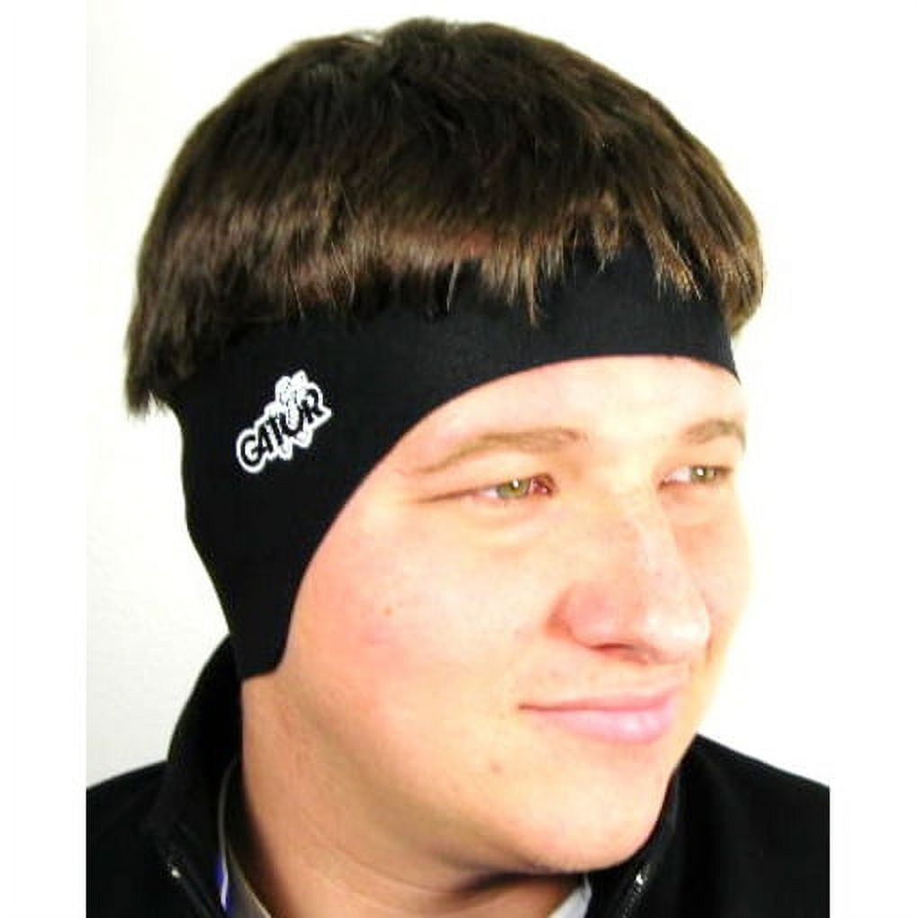 Gator Hbn-16 Gator-Ears Fleece/Neoprene Ear Band Black Large - Walmart.com