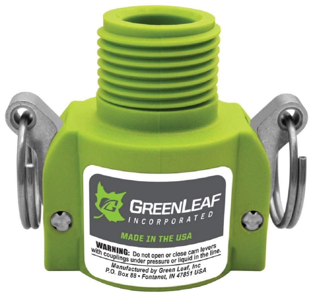 Gator Lock GLP 075 BG GreenLeaf Garden Hose Coupling, MGHT x Female ...