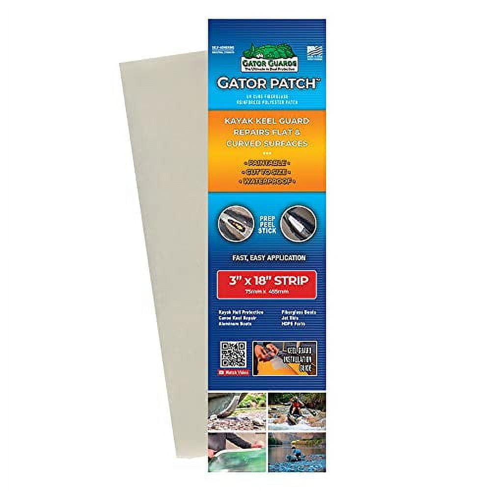 Gator Patch 3 x 18 Kayak Keel Guard - Keel Strip Form - Protects and ...