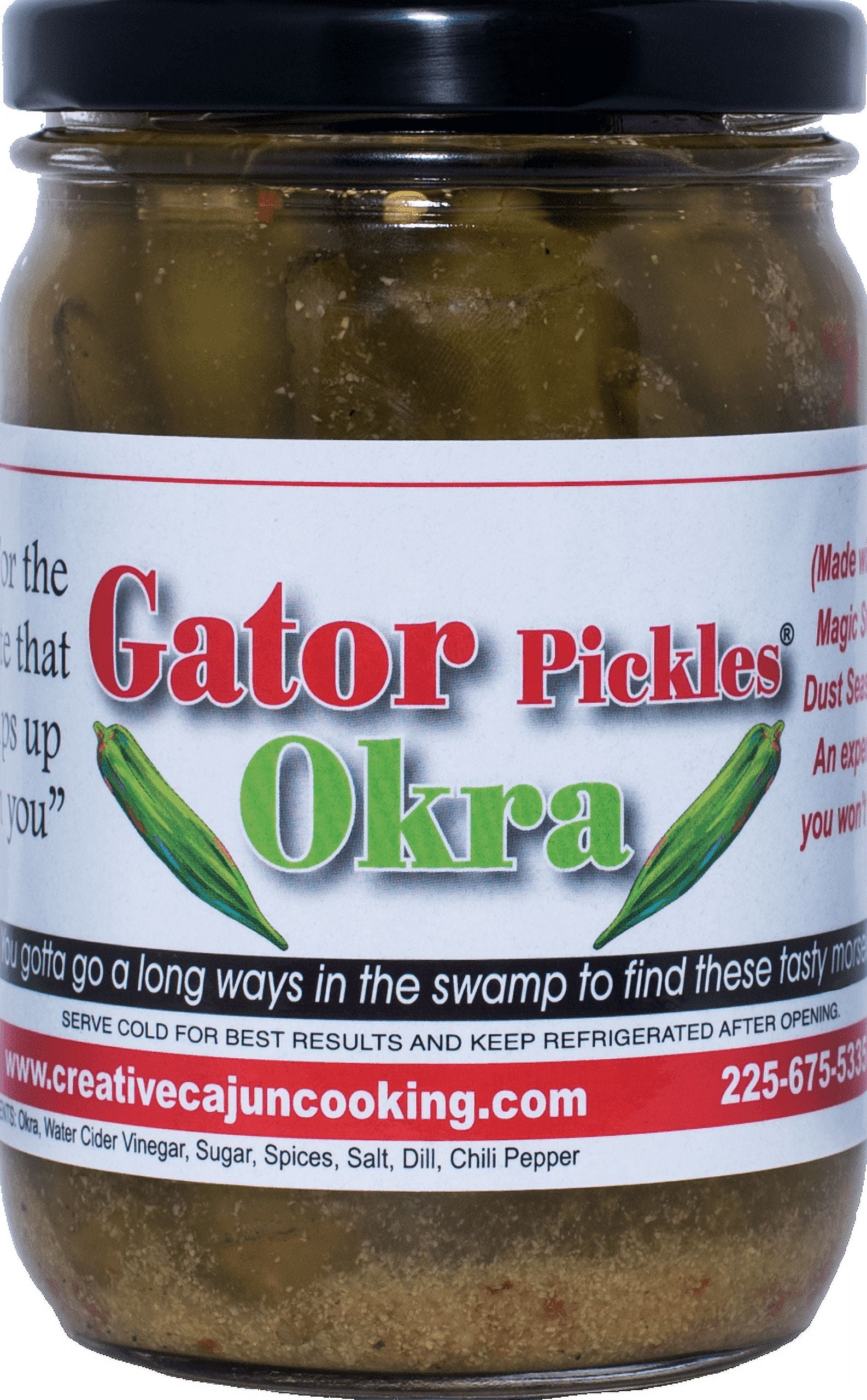 Gator Pickled Okra 14.5 oz. Jar - Walmart.com