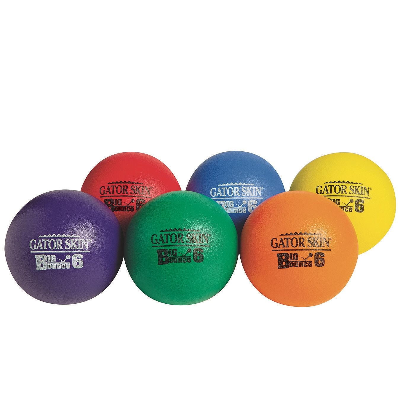 Gator Skin Big Bounce Ball Set, 6 Inch, High Bounce Foam Balls, Set of ...