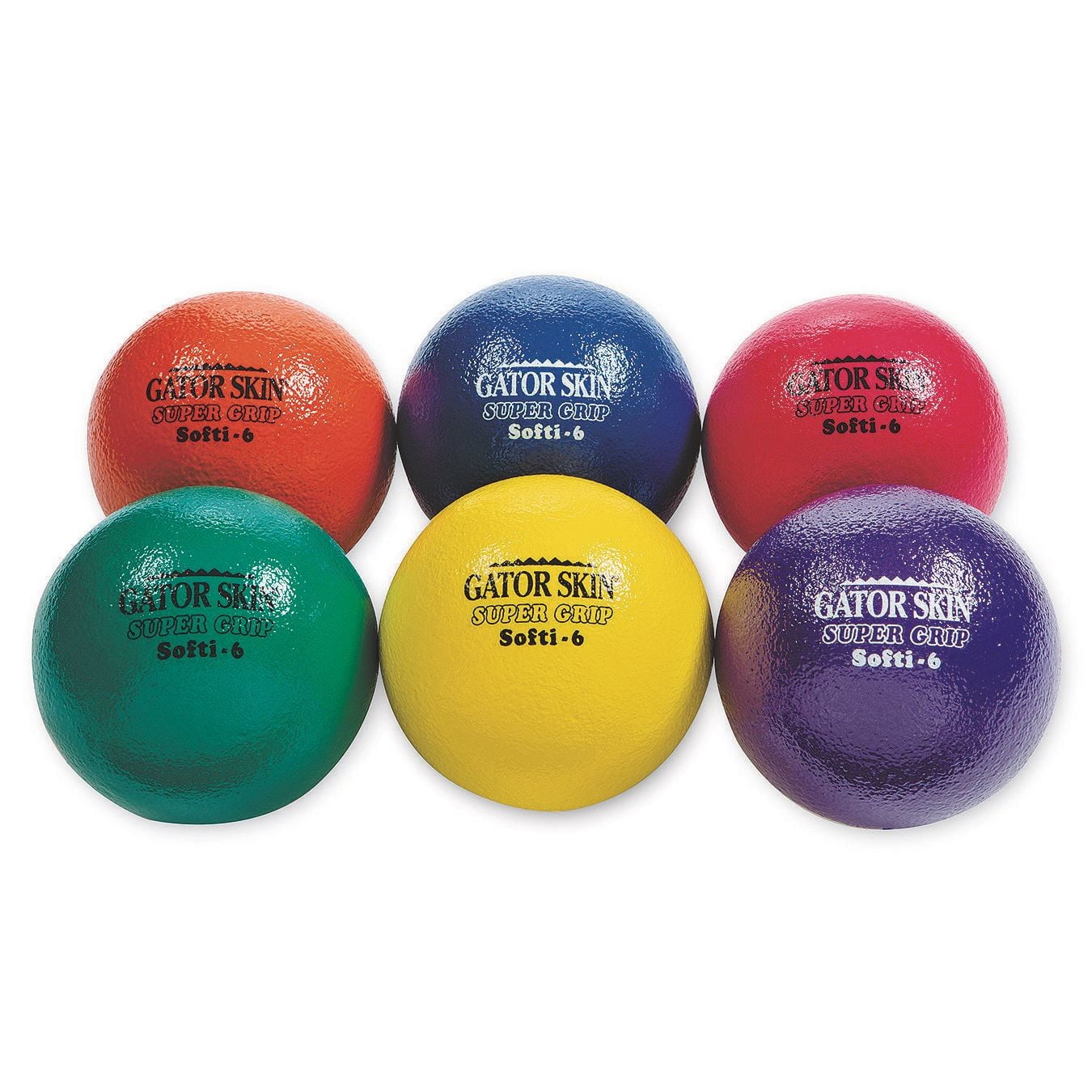 Gator Skin® Super Grip Softi-6 Ball, 6" (Set of 6) - Walmart.com
