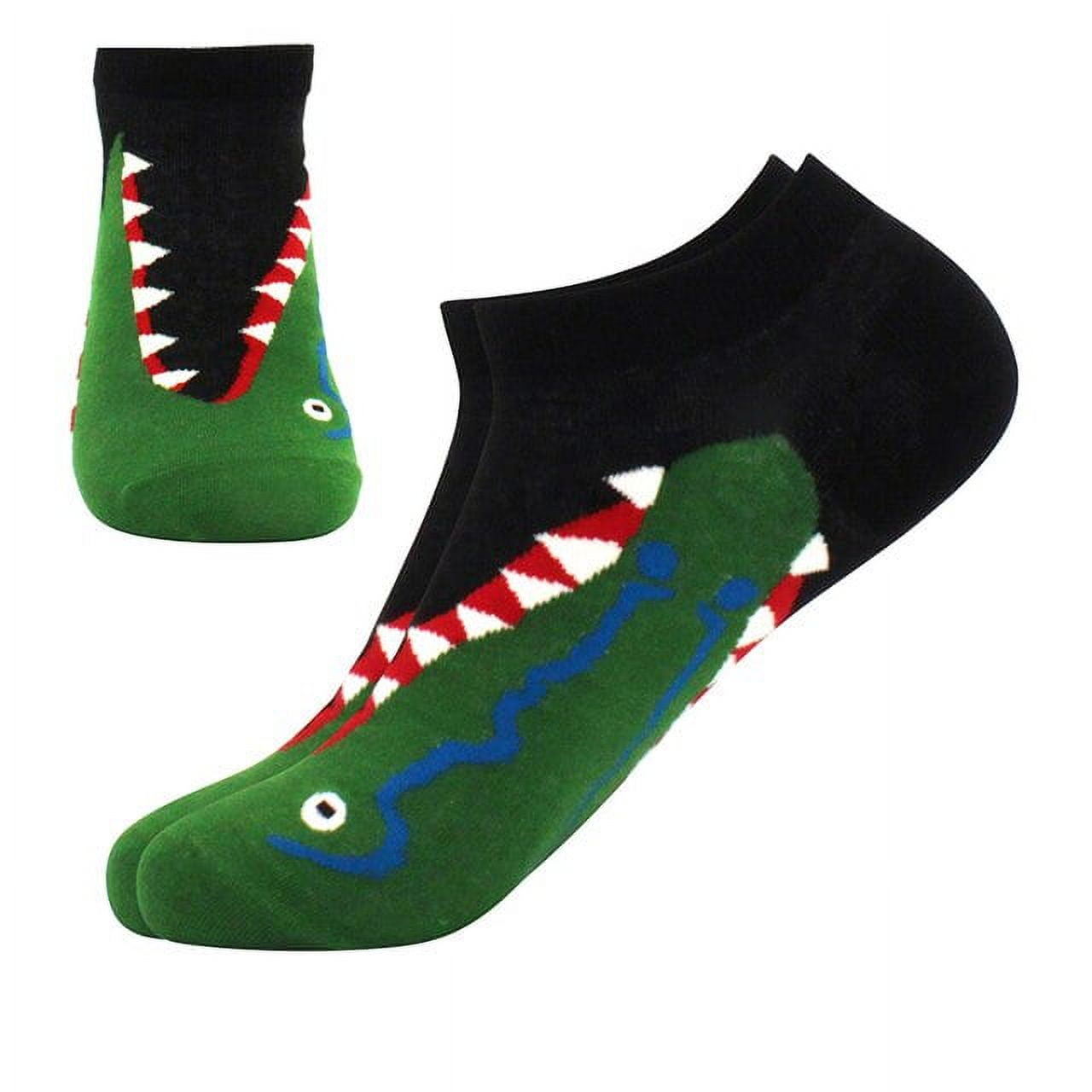 Gator Snack Ankle Biter Ankle Socks Size: Medium - Walmart.com