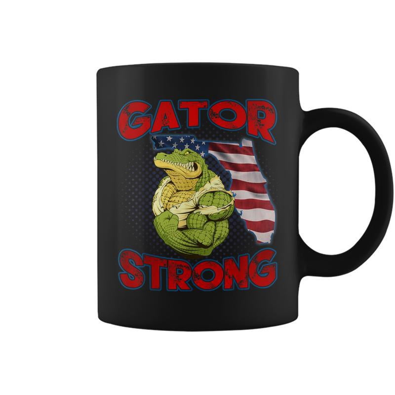 Gator Strong Florida State Gator American Flag Florida Map C - Walmart.com