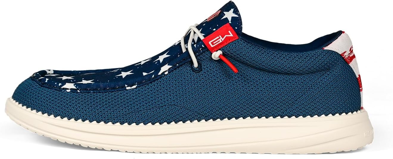 Gator Waders Men's Camp Shoe Moc Toe Casual Loafers (Freedom, 13 ...