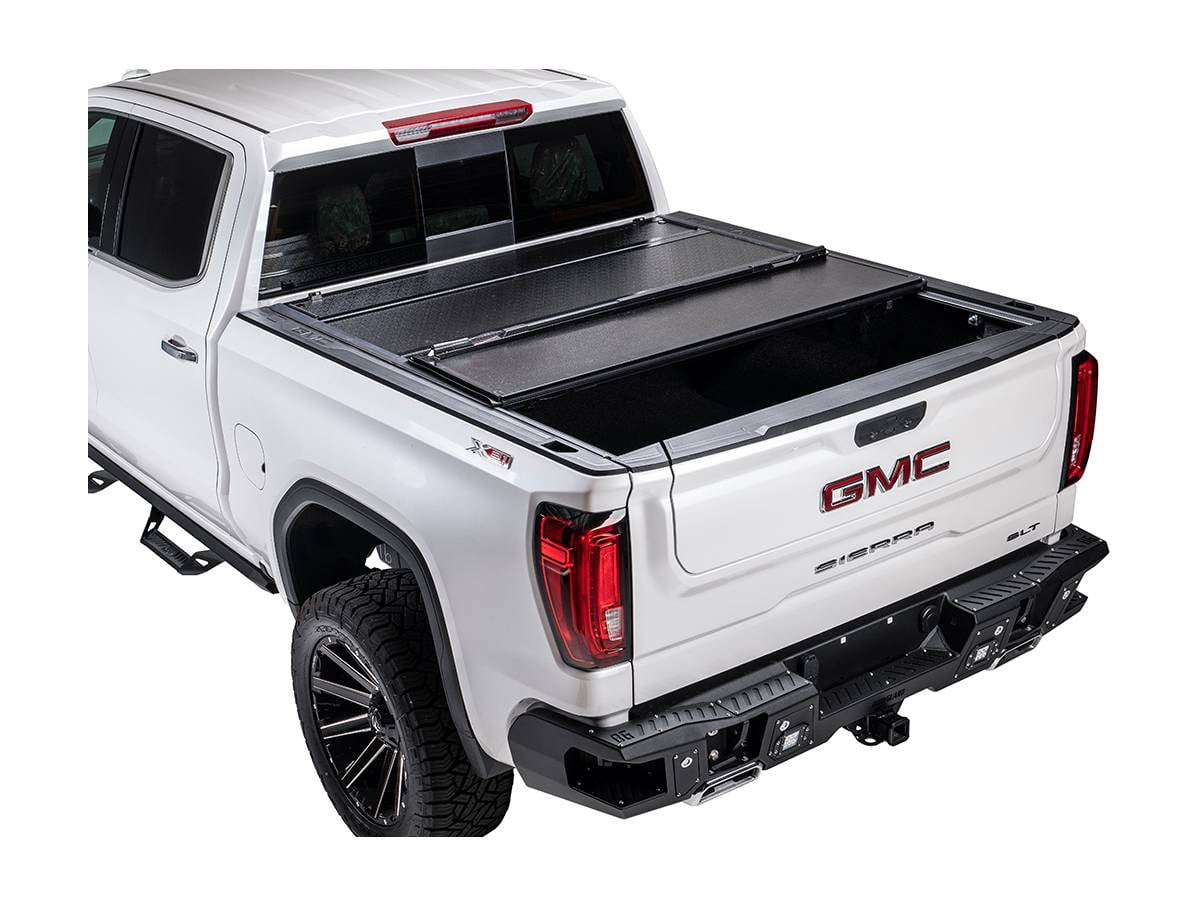 RealTruck Gator FX3 Lock Hard Folding Tonneau Cover for 2015-2022 Chevy ...