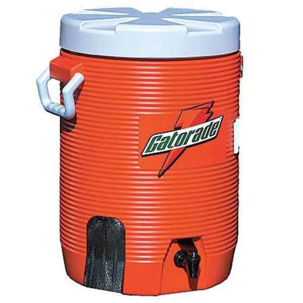 Gatorade Hard Sided Beverage Cooler, 5.0 gal Water Dispenser Container ...