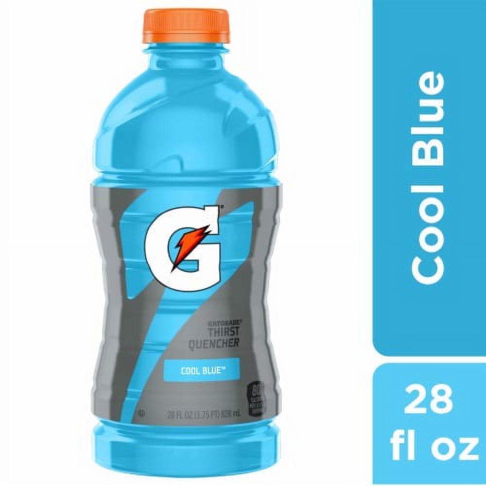 Gatorade Cool Blue Sports Drink Bottle 28 fl oz - Pack of 2 - Walmart.com