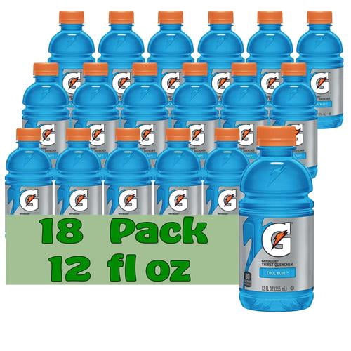 Gatorade Cool Blue Thirst Quencher Electrolyte Enhanced Sports Drink 12 ...