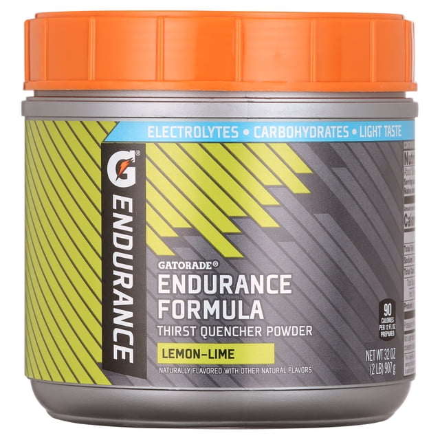 Gatorade Endurance Lemon Lime Formula Sports Drink Mix Powder, 32 oz ...