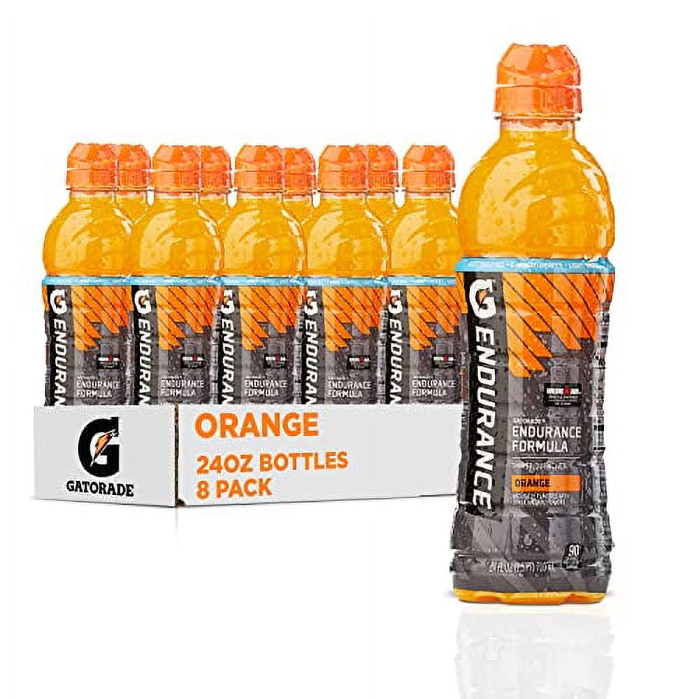 Gatorade Endurance, Orange Flavor, 24oz Bottles Pack of 8 - Walmart.com