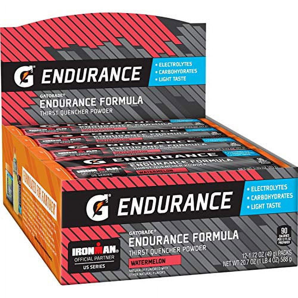 Gatorade Endurance Powder With Electrolytes, Watermelon, 1.72 Ounce ...