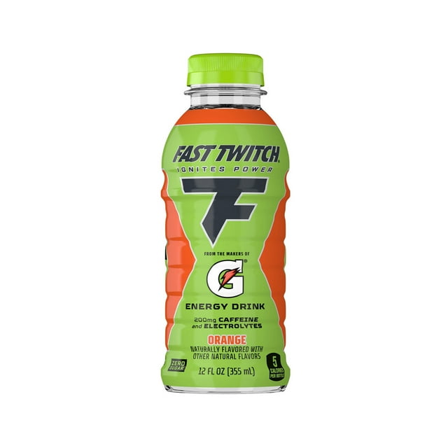 Gatorade Fast Twitch Gatorade Energy Drink Orange, 12 oz - Walmart.com