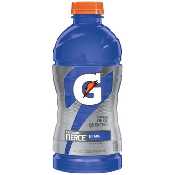 Gatorade Fierce Grape Sports Drink - 28 fl oz Bottle, Quantity of 5 ...
