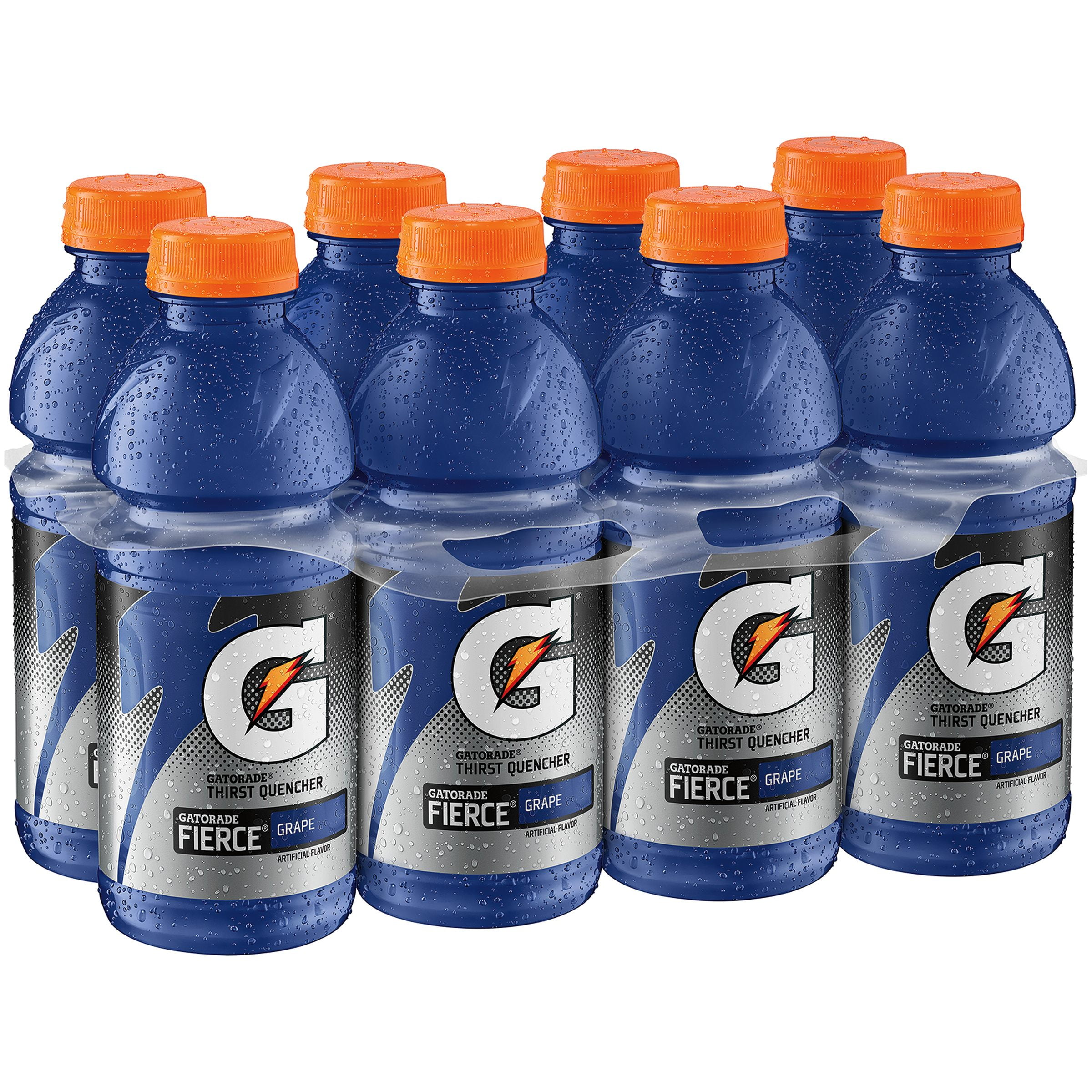 Gatorade Fierce Thirst Quencher, Grape Sports Drinks, 20 fl oz, Multi ...