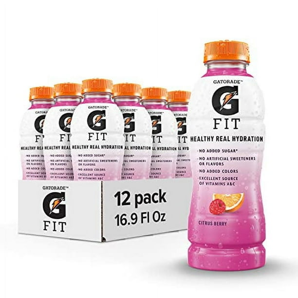 Gatorade Fit Electrolyte Beverage, Healthy Real Hydration, Citrus Berry ...