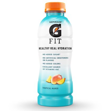 Gatorade Fit Electrolyte Beverage, Four Flavor Variety, 16.9Oz (12 ...