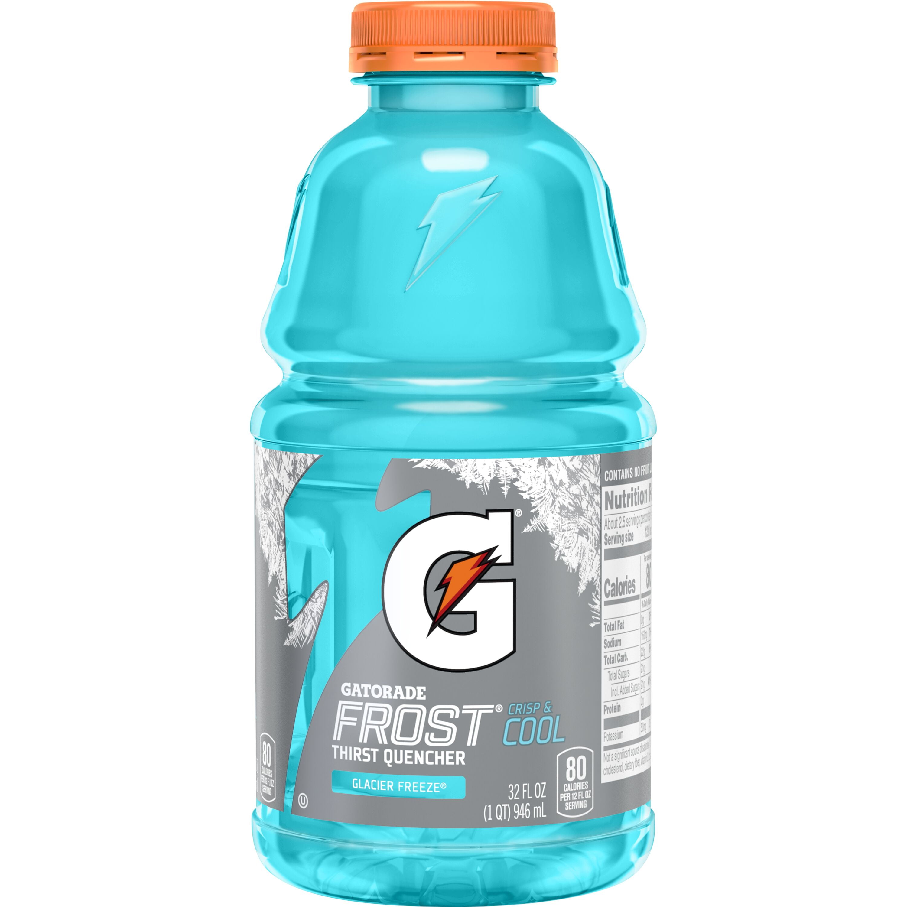 Gatorade Frost Glacier Freeze Thirst Quencher Sports Drink, 32 oz ...