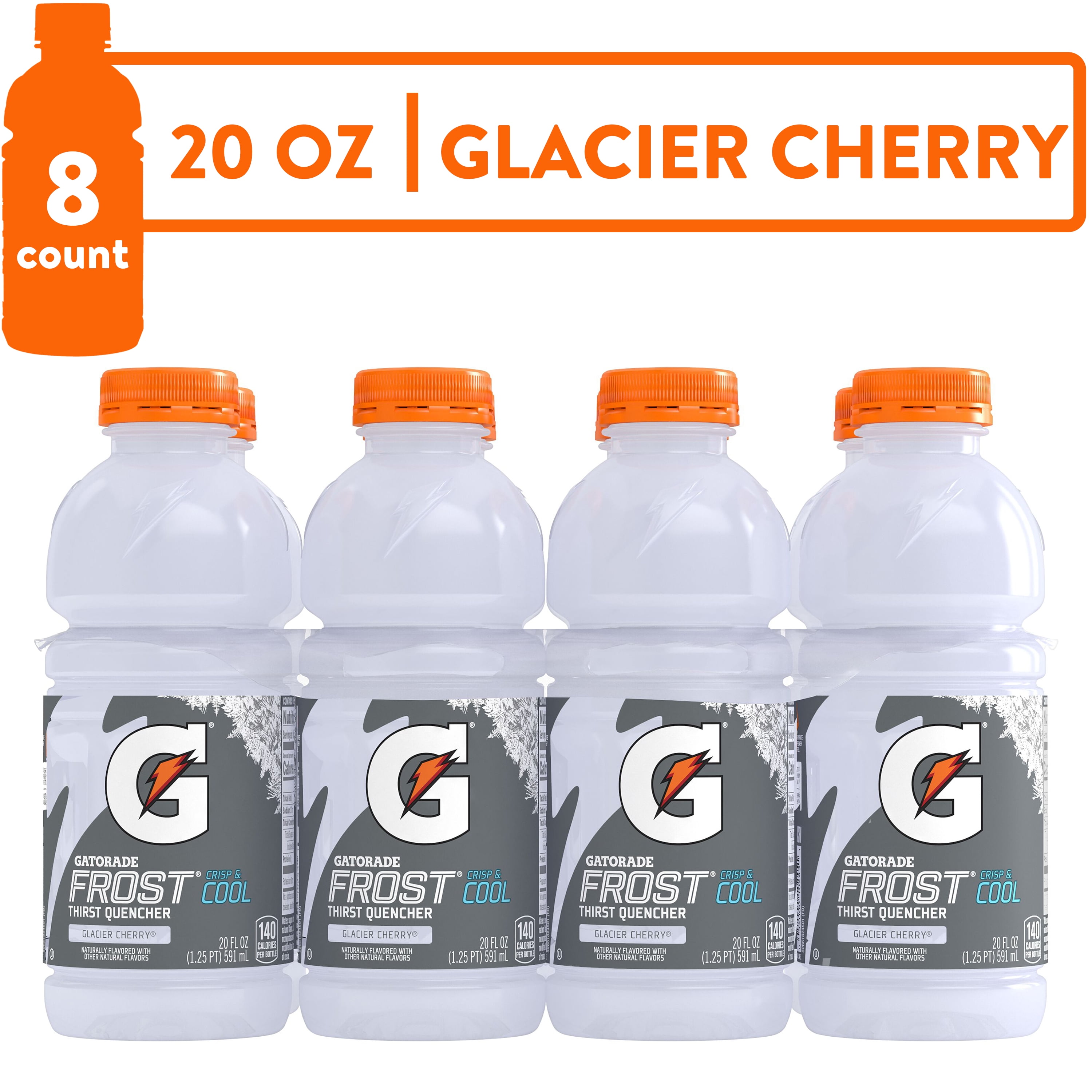 Gatorade Frost Thirst Quencher, Glacier Cherry Sports Drinks, 20 fl oz ...
