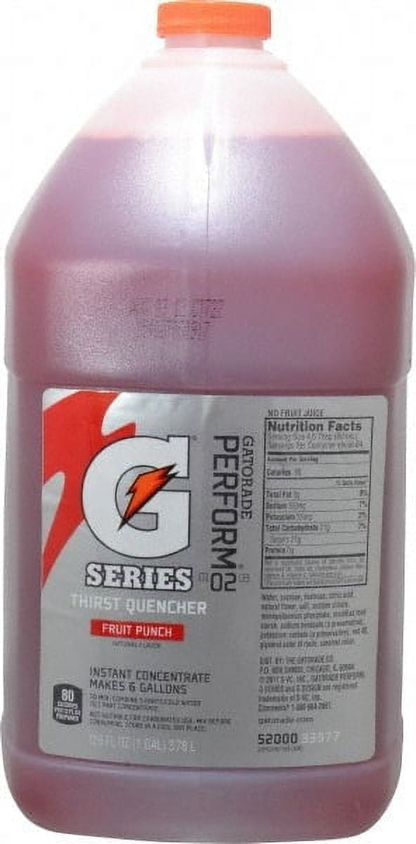Gatorade Fruit Punch Flavored Sports Drink, 1 Gallon Concentrate Makes ...