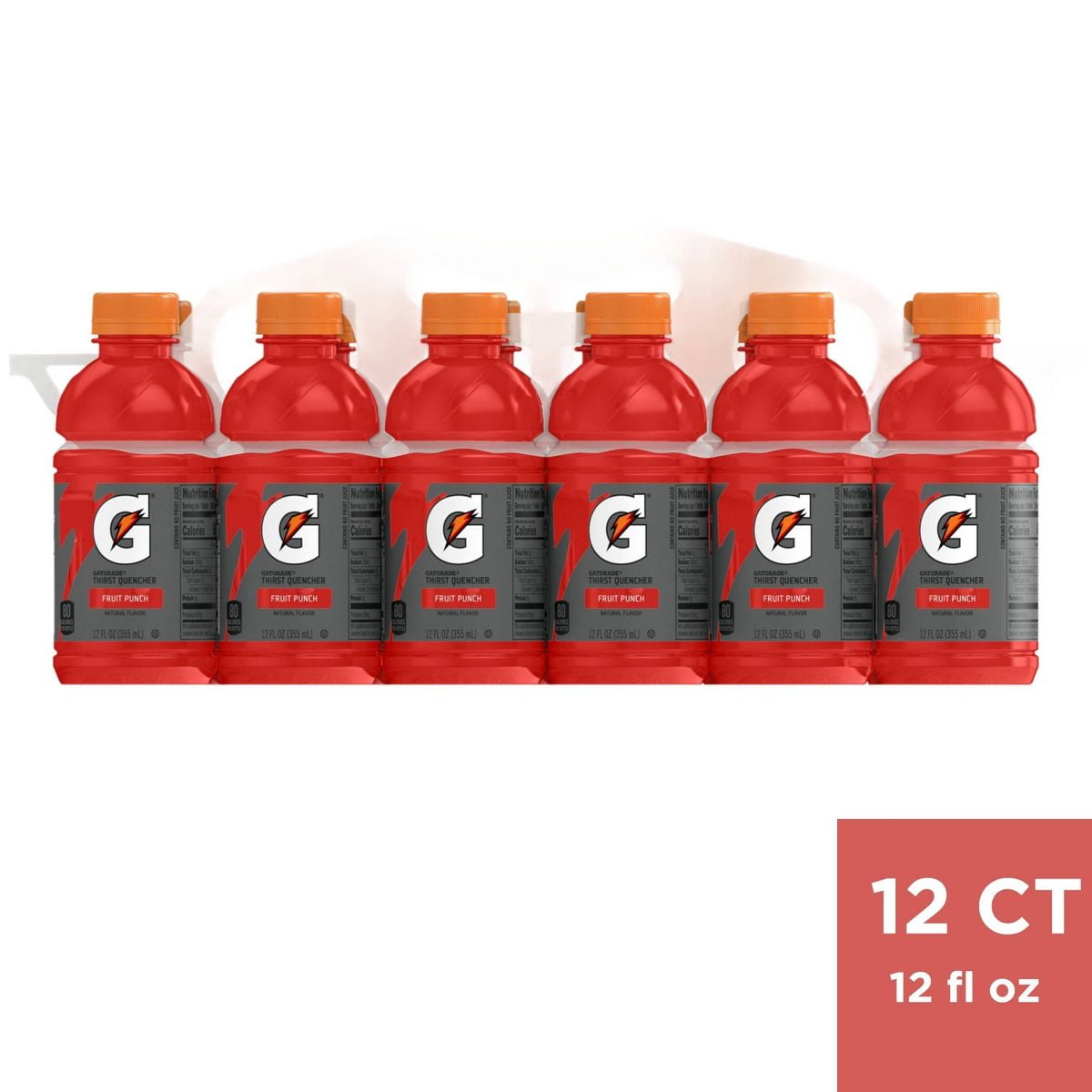 2X - Gatorade Fruit Punch Sports Drink - 12pk/12 fl oz Bottles ...