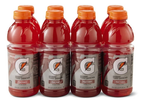 Gatorade Fruit Punch Sports Drink - 8 pack, 20 oz bottle - Walmart.com