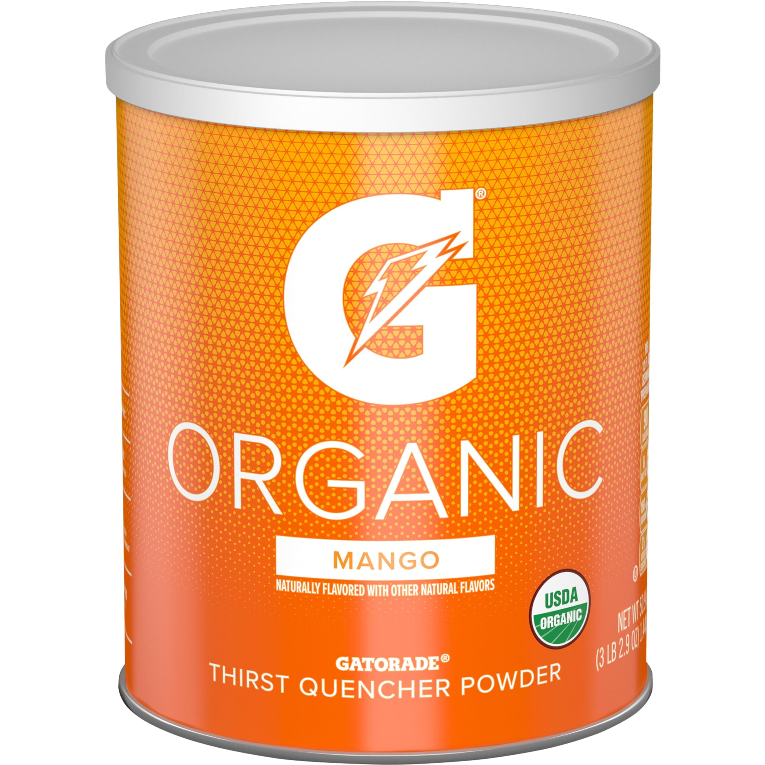 Gatorade G Essntl Organic Thirst Quencher Powder, Mango, 50.9Oz ...