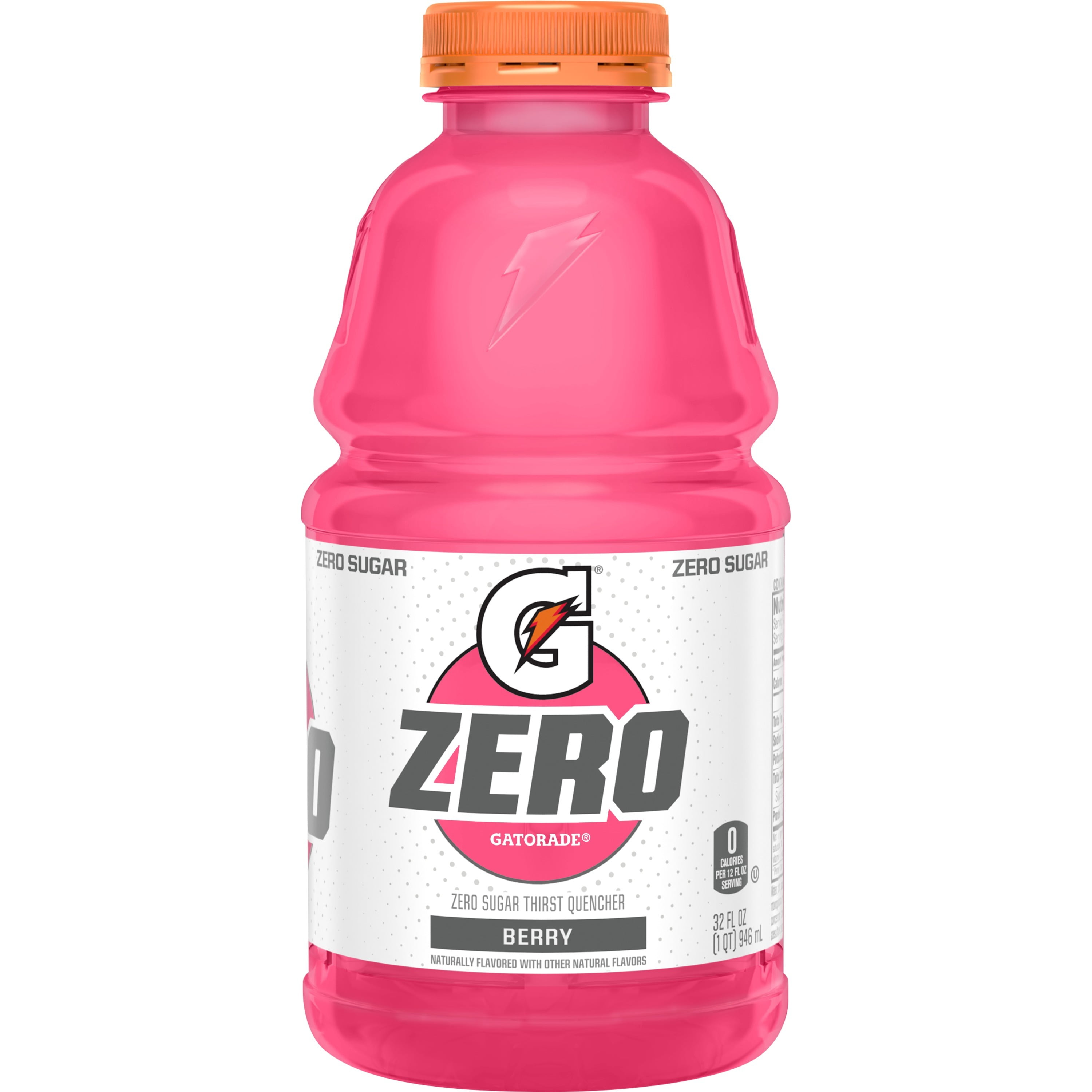 Gatorade G Zero Sugar Berry Thirst Quencher Sports Drink, 32 oz, 1 ...