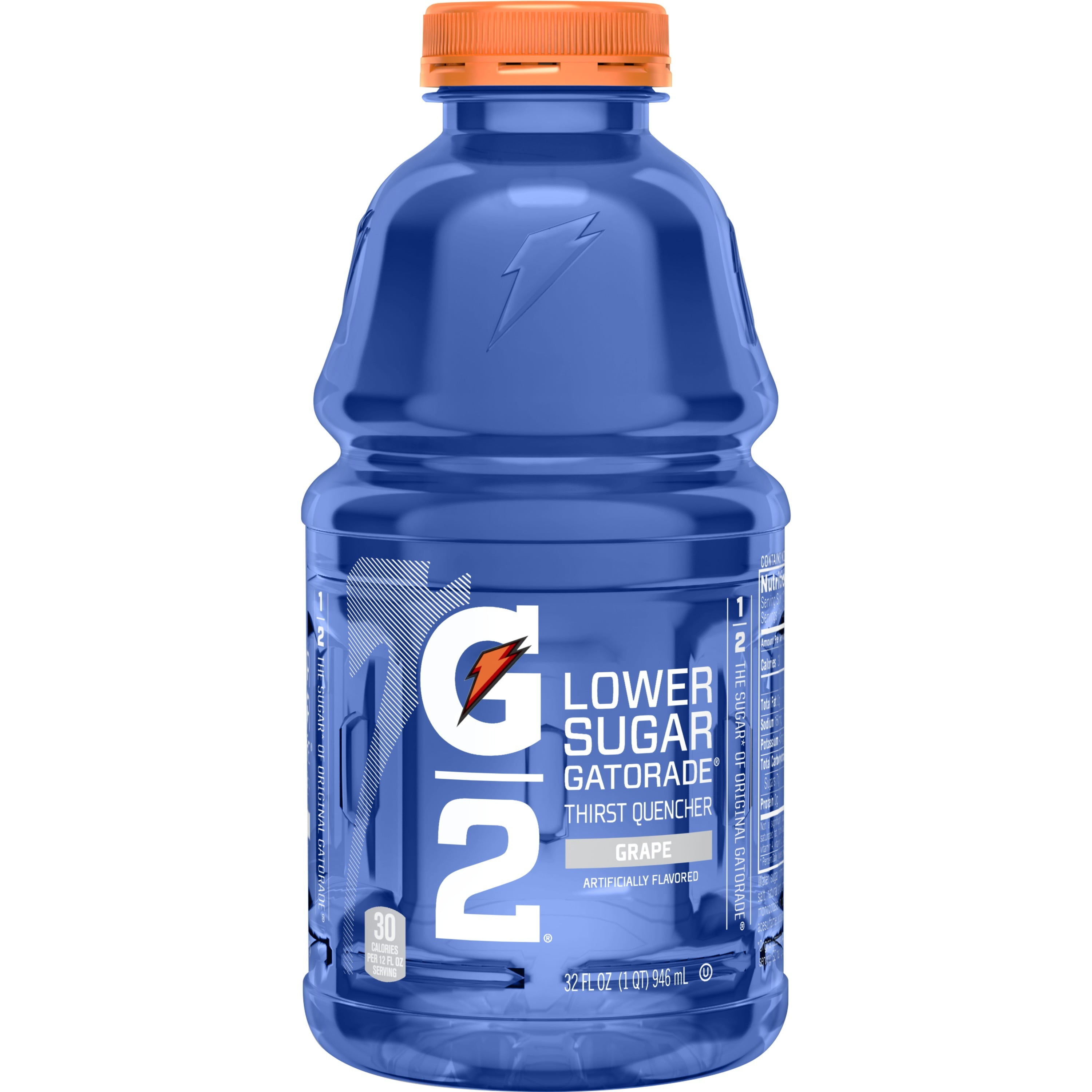 Gatorade G2 Lower Sugar Grape Thirst Quencher Sports Drink, 32 oz, 1 ...