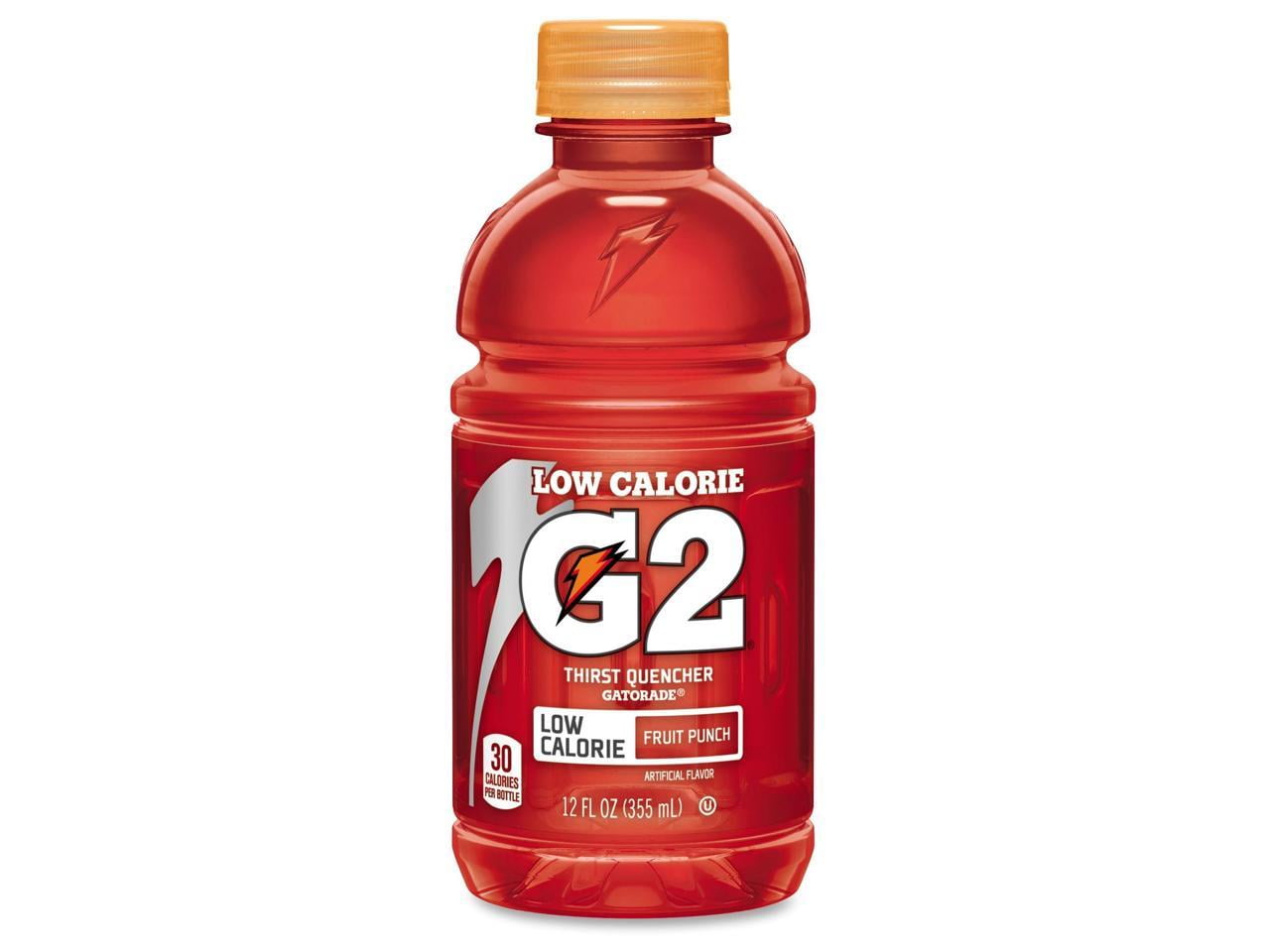 Gatorade G2 Lower Sugar Thirst Quencher Fruit Punch Sports Drink, 12 fl ...