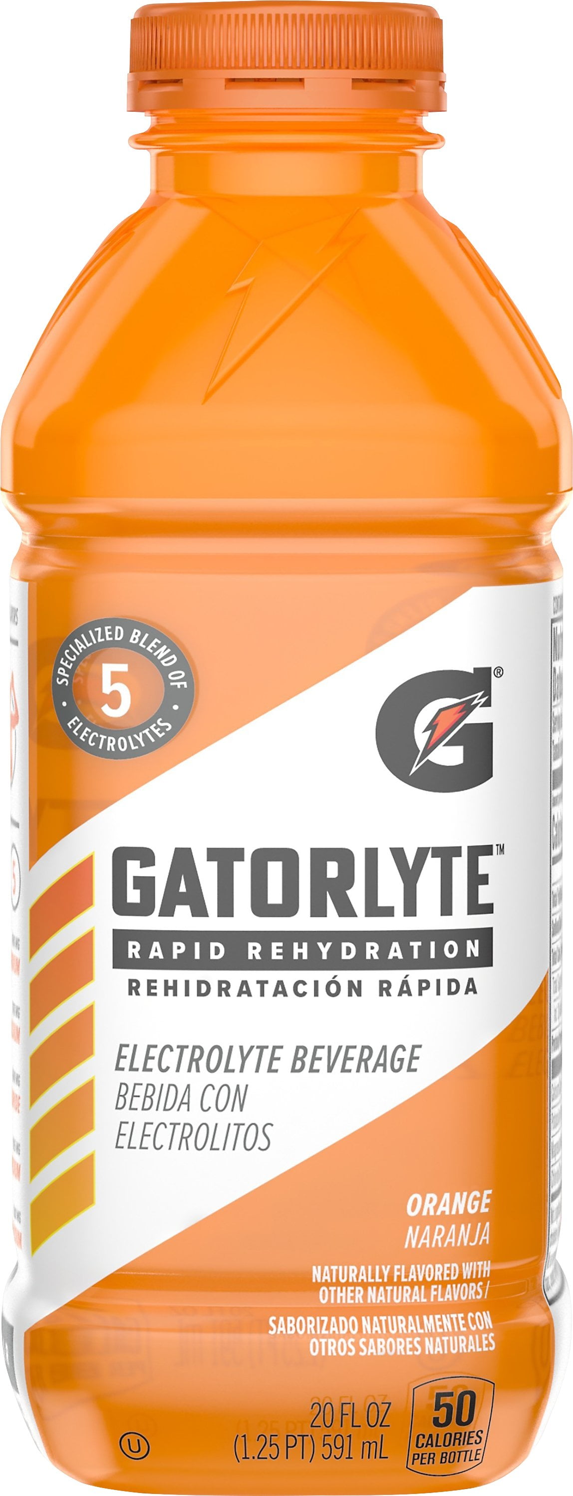 Gatorade Gatorlyte, Orange Sports Drinks, 20 fl oz Bottle - Walmart.com