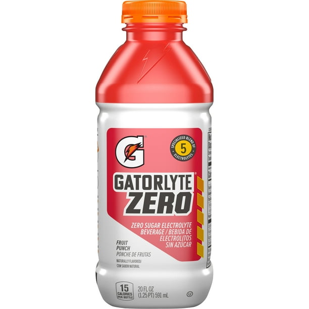 Gatorade Gatorlyte Rapid Rehydration Fruit Punch Sports Drink with ...