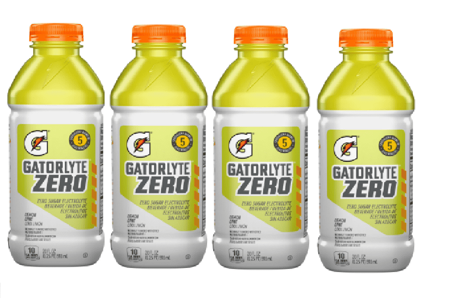 Gatorade Gatorlyte Zero Sugar, Lemon Lime Electrolyte Sports Drink, 20 ...