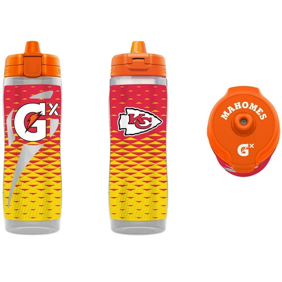 Gatorade Gx NFL Non-Slip Squeeze Bottles, 30 fl oz, Gx Hydration System ...