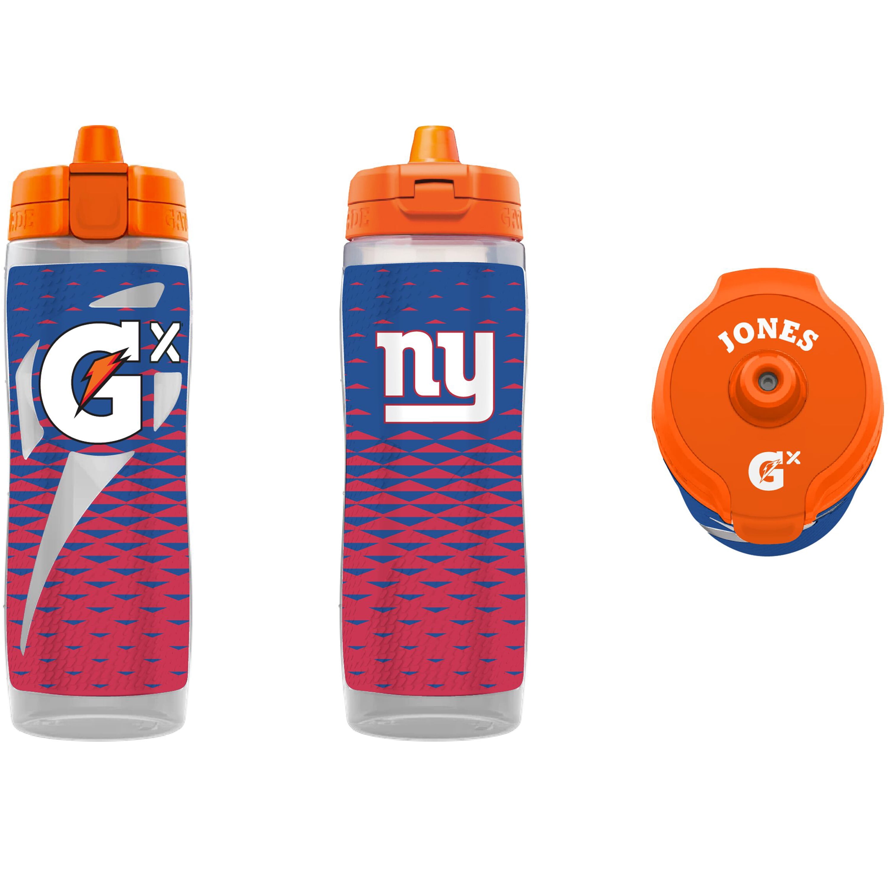 Gatorade Gx New York Giants NFL 30 fl oz Non-Slip Squeeze Bottles, Gx ...
