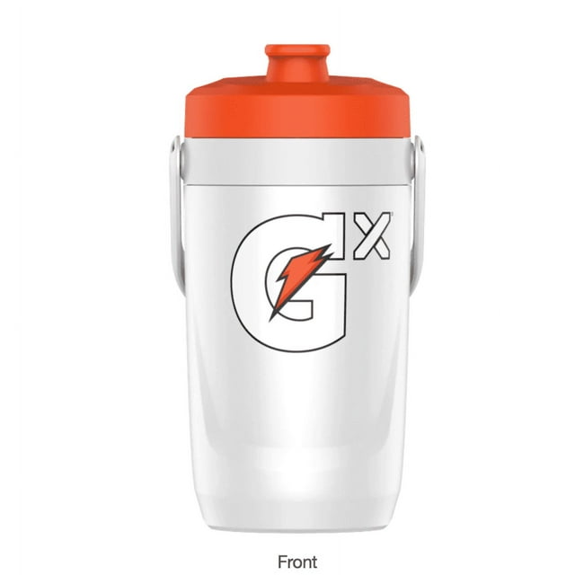 Gatorade Gx Large 64oz Performance Drink Bottle with Pods, White Orange ...