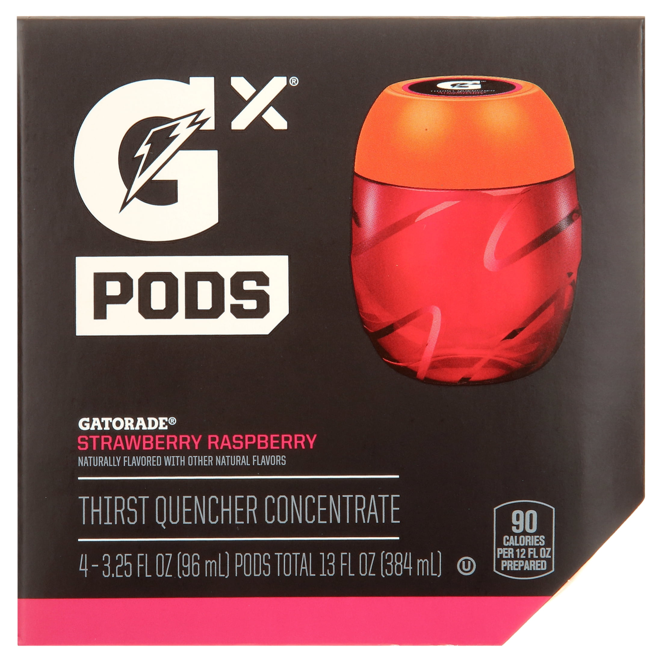 Gatorade Gx Sports Drink Concentrate Pods - Strawberry Raspberry for GX ...