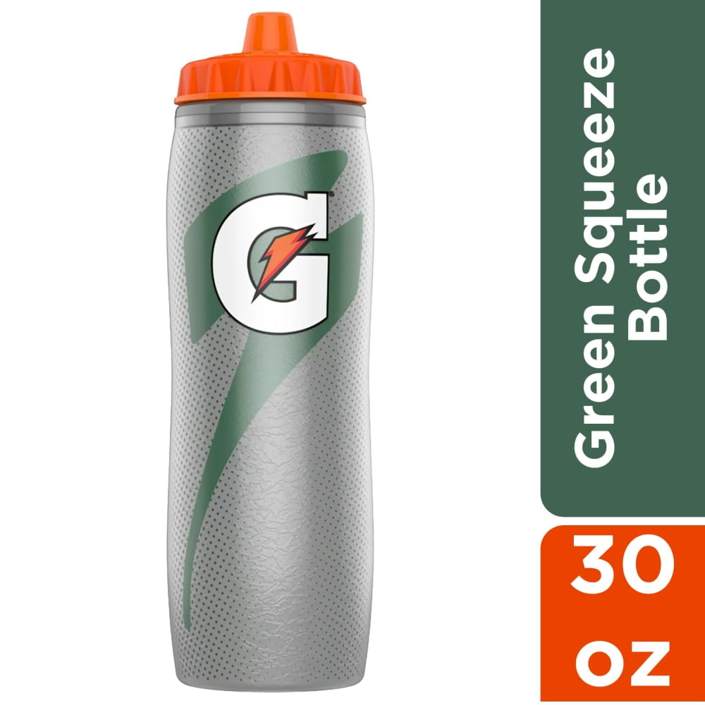 Gatorade Light Green Insulated Squeeze Water Bottle - 30 oz - Walmart.com