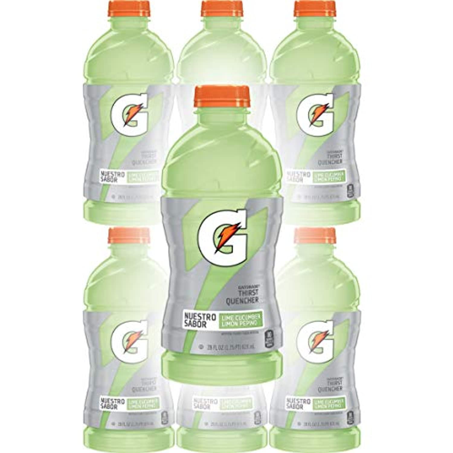Gatorade Lime Cucumber, 28 Fl Oz Bottles (Pack Of 6, Total Of 168 Oz ...