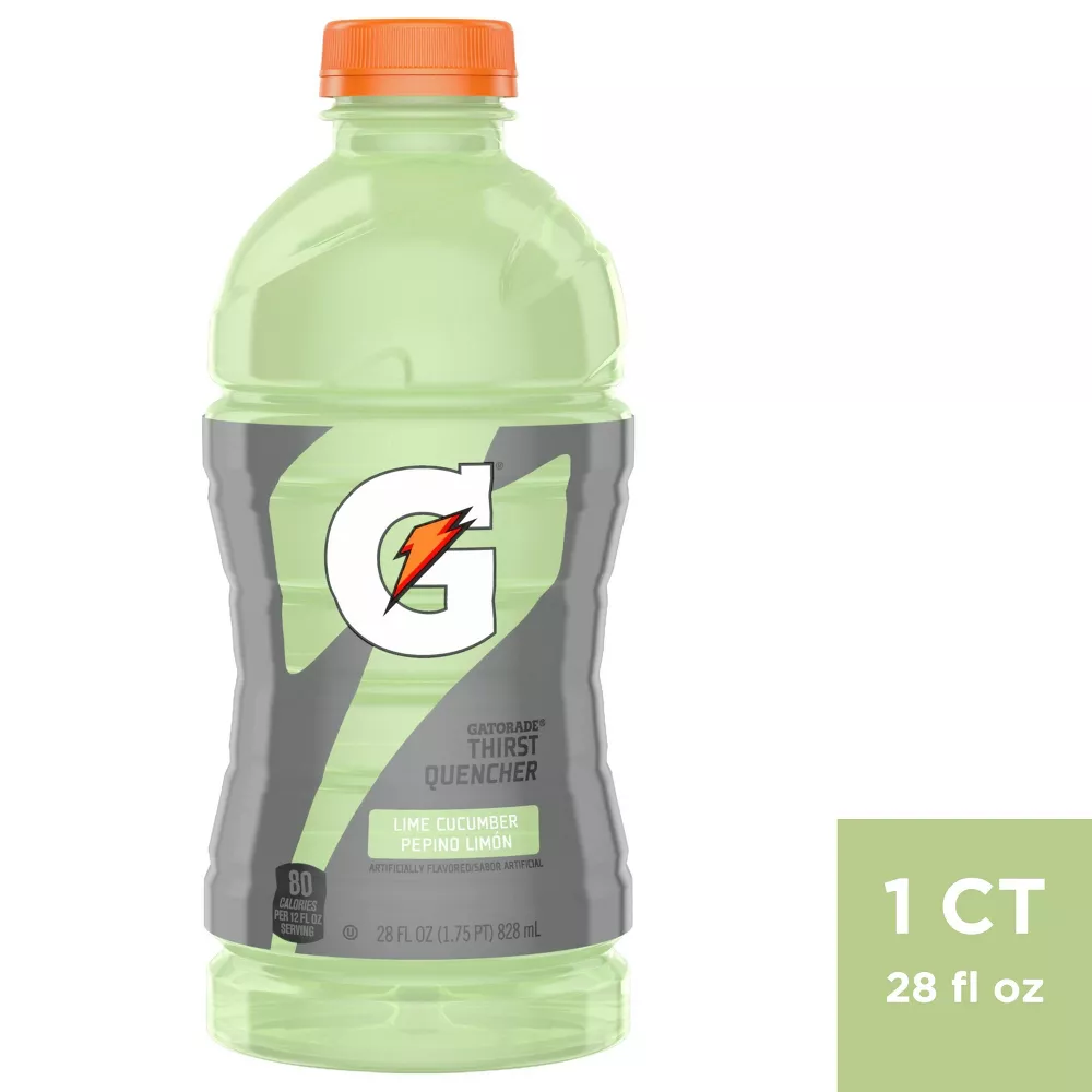 Gatorade Lime Cucumber Sports Drink - 28 fl oz Bottle - Walmart.com