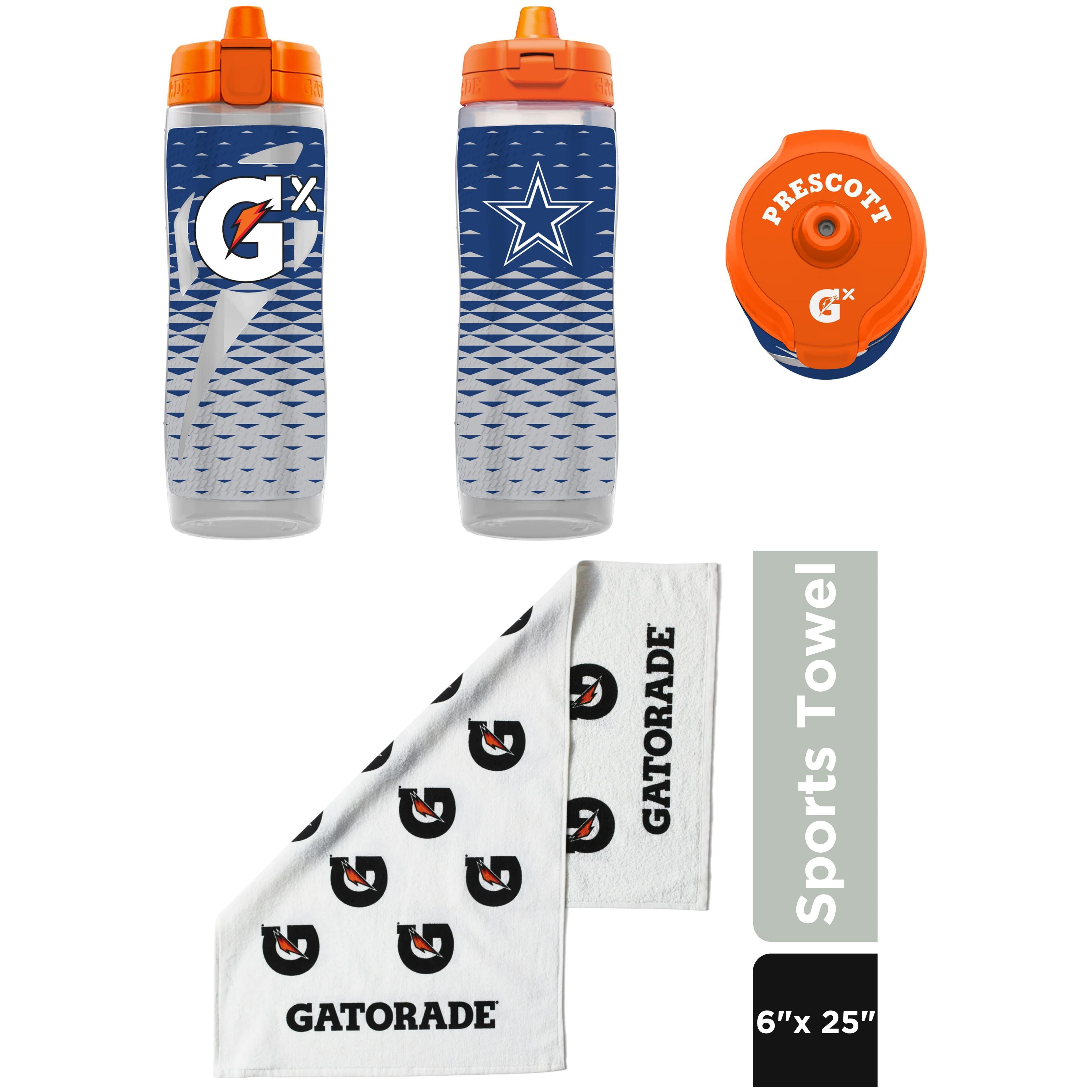 Gatorade NFL Essentials - Dallas Cowboys 30oz Squeeze Bottle + Sport ...