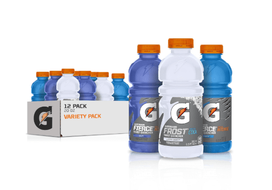 Gatorade Original Thirst Quencher Fierce Variety Pack, 20 Oz, Pack Of ...