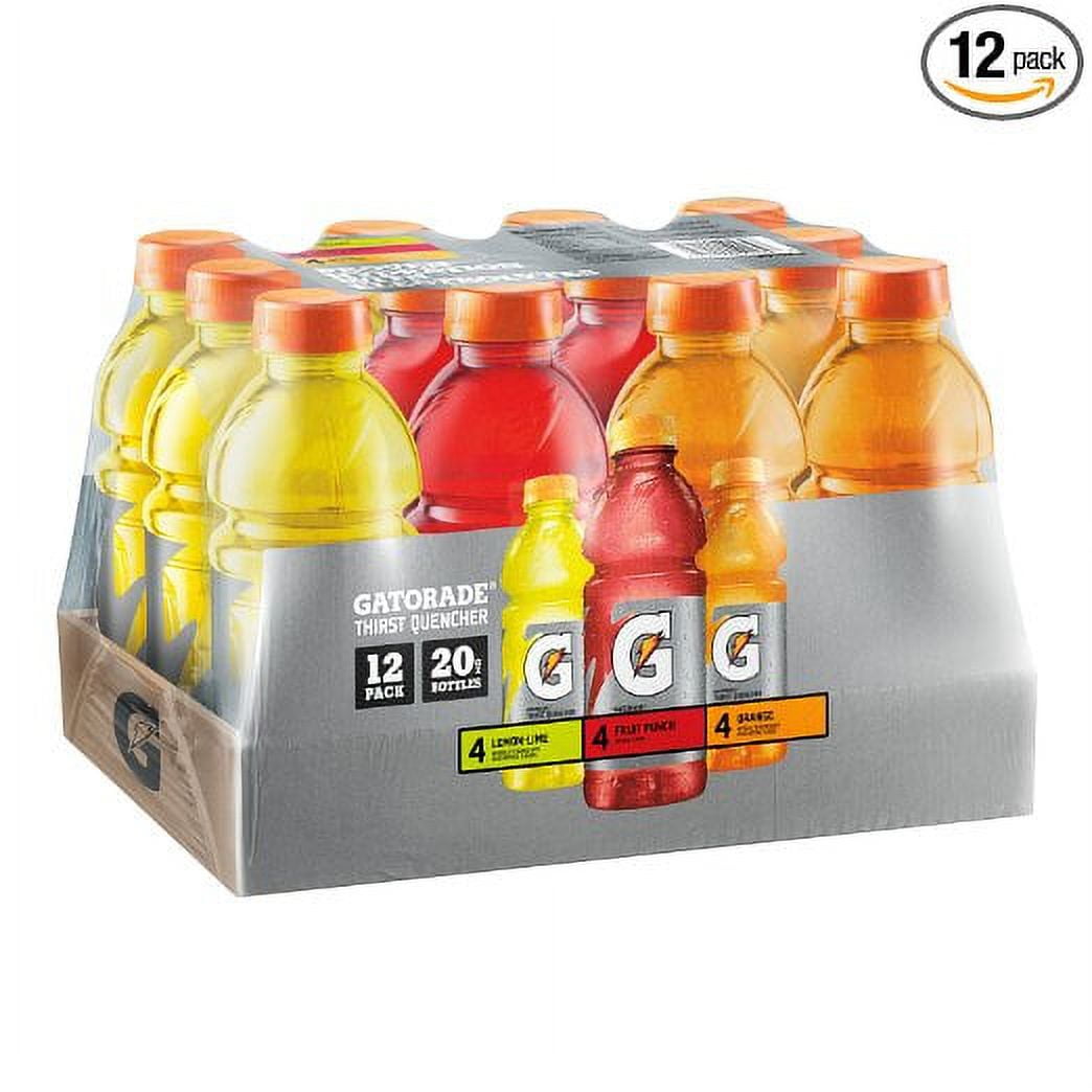 Gatorade Multi-Sports Original Thirst Quencher Variety Pack, 20 fl oz ...