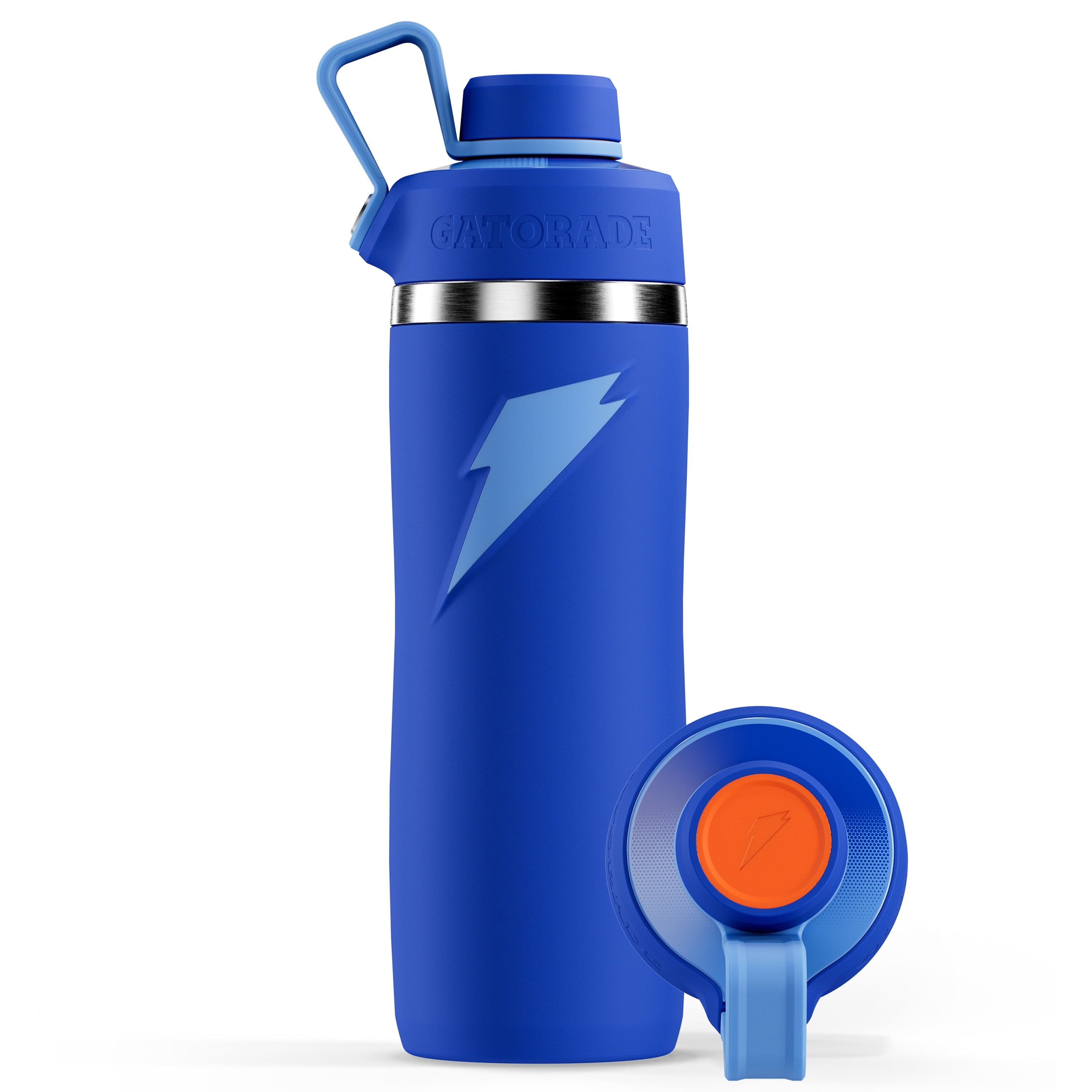 Gatorade Water Bottle Stainless Steel 22 fl oz Insulated with Twist Cap ...