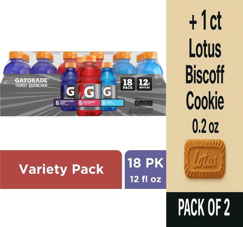 Gatorade Purple Red Blue Sports Drink Mini Variety Pack Bottles 18 ...