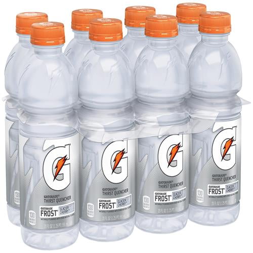 Gatorade Thirst Quencher Frost, Glacier Cherry, 20 Ounce (8 Count ...