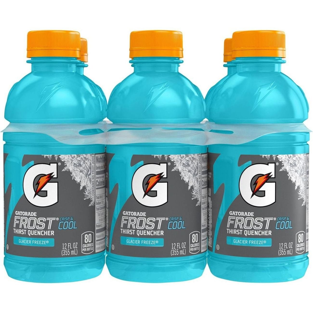 Gatorade Thirst Quencher Frost Glacier Freeze 6 pk Bottles - 12 oz ...