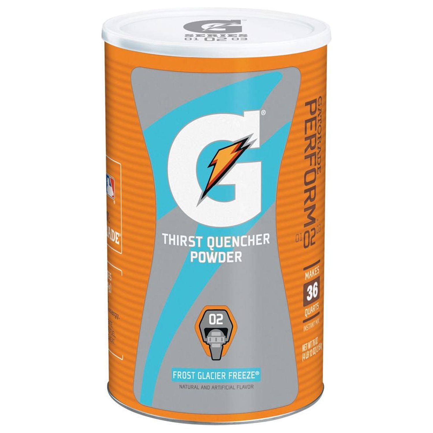 Gatorade Thirst Quencher Powder Drink Mix, Frost Glacier Freeze, 76 fl ...