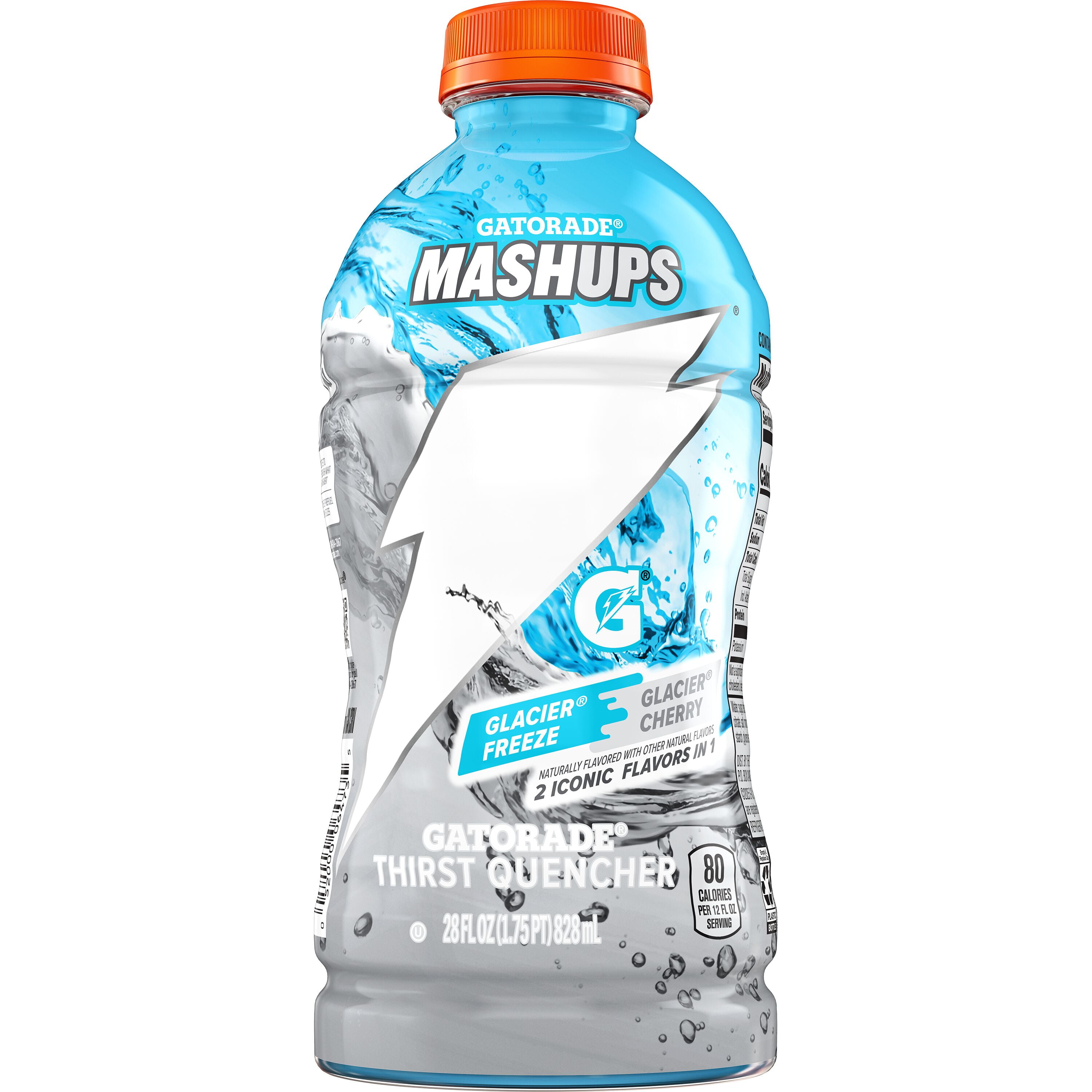Gatorade Thirst Quencher Mashup Glacier Freeze and Glacier Cherry, 28 ...