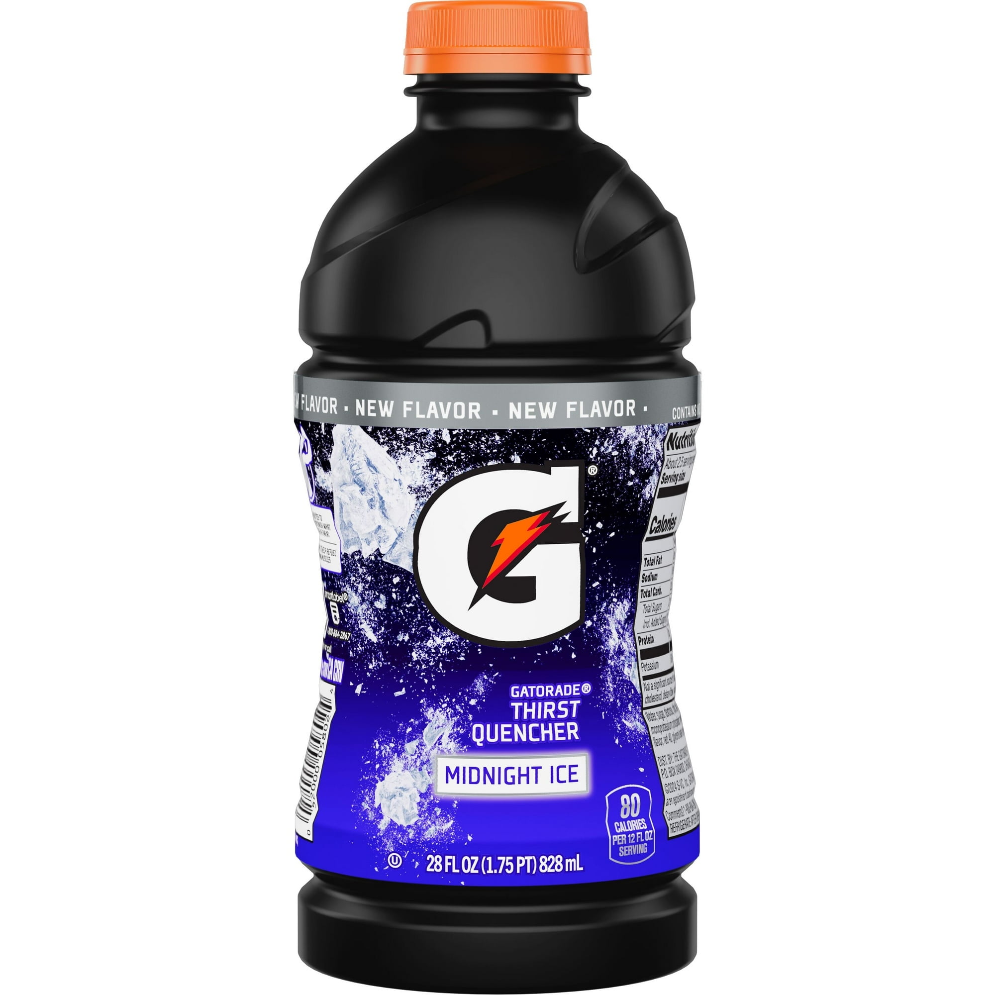 Gatorade Thirst Quencher Midnight Ice Sports Drink, 28 fl oz (Pack of 2 ...